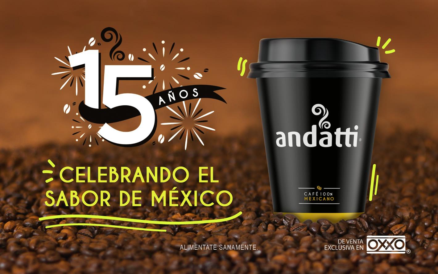 Café andatti celebra 15 años de experiencia