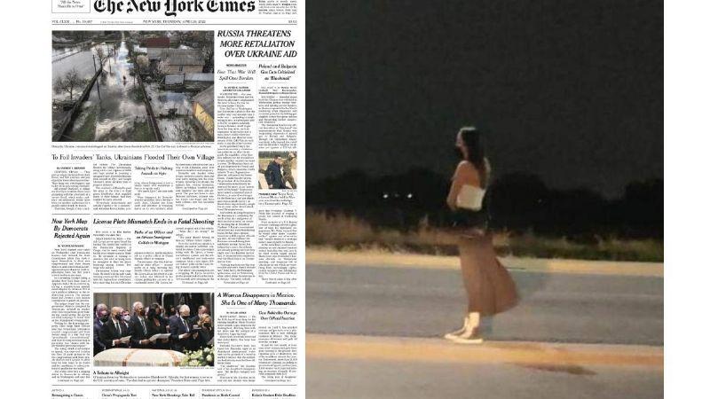 Caso Debanhi Escobar llega a portada del New York Times