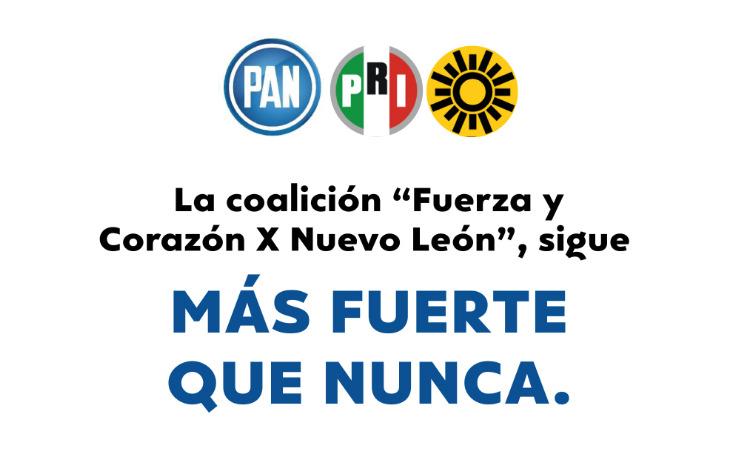 Regresará coalición PAN-PRI-PRD en Nuevo León