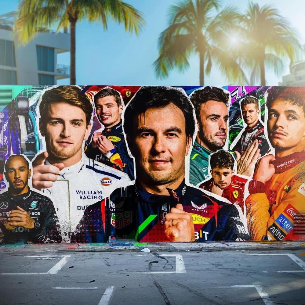 GP Miami: Sol, arena, toros y caballos