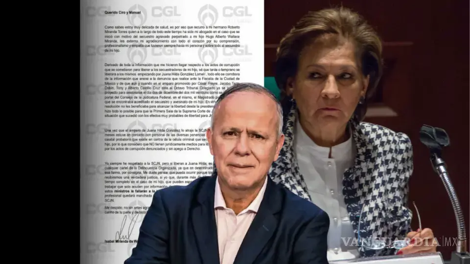 Carta póstuma de Isabel Miranda de Wallace