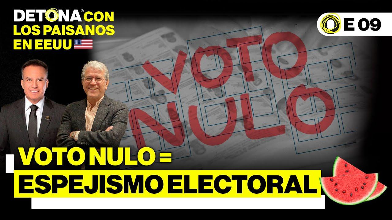Voto nulo = espejismo electoral